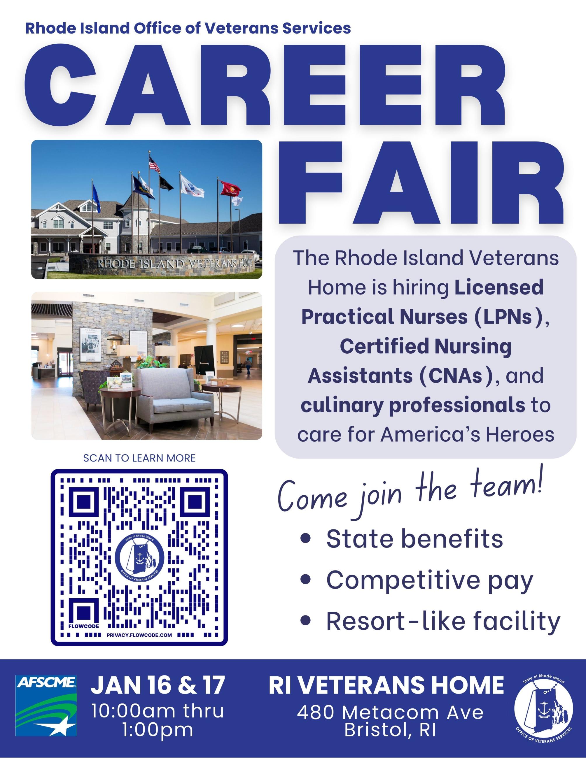 Career Fair | Rhode Island -Office of Veterans Services